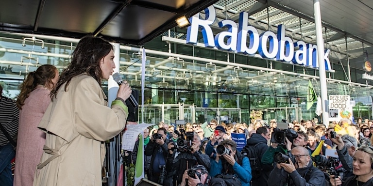Ook Rabobank gaat gesprek over klimaat uit de weg